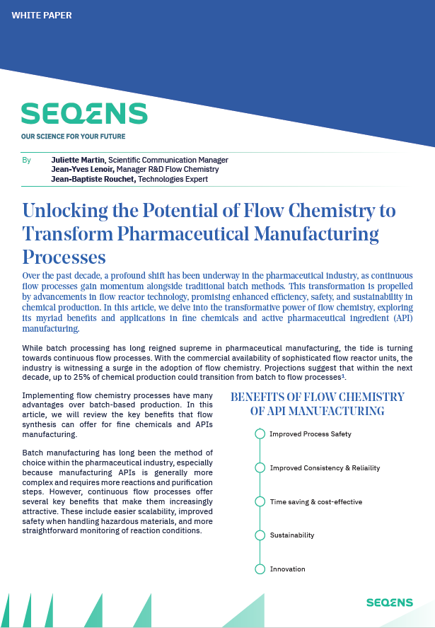 Unlocking the Potential of Flow Chemistry