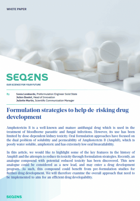 Formulation strategies to help de-risking drug development - SEQENS