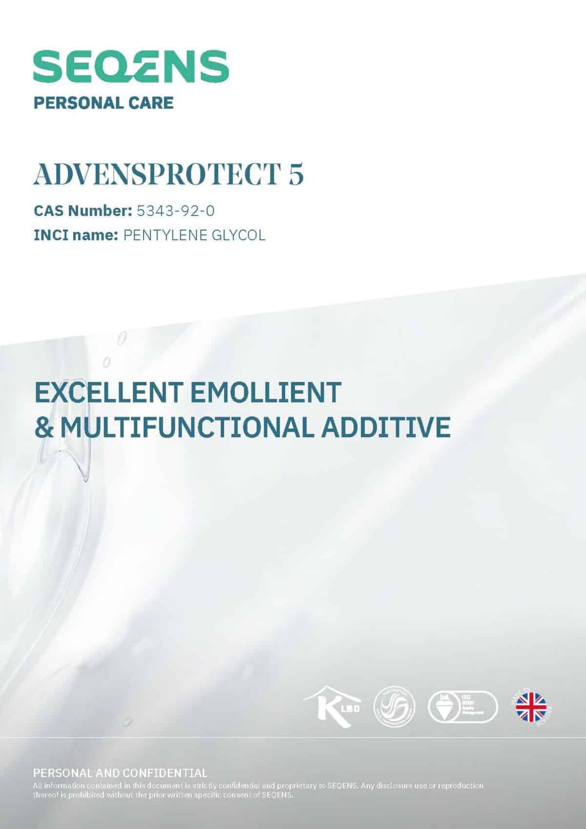 Discover our ingredient : AdvensProtect 5 - SEQENS