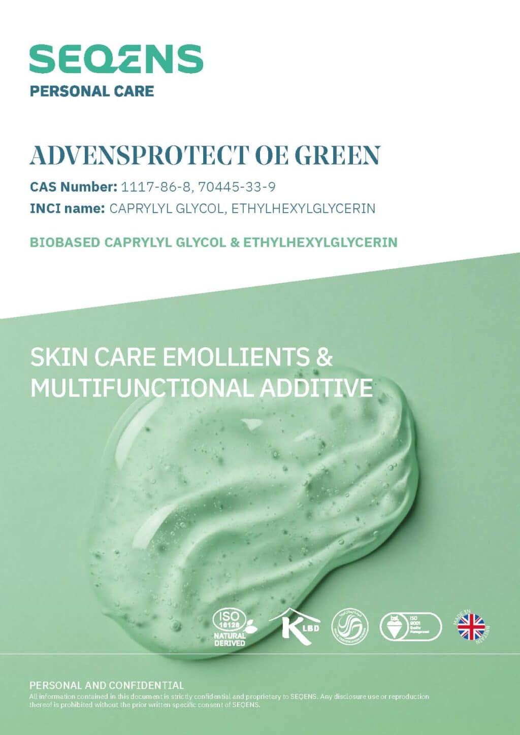 Discover our ingredient : AdvensProtect OE Green - SEQENS