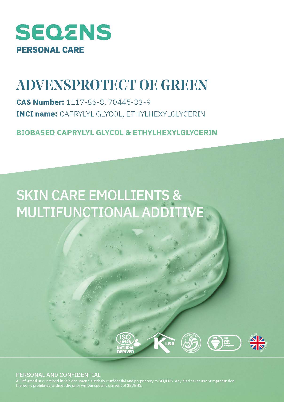 Discover our ingredient : AdvensProtect OE Green - SEQENS